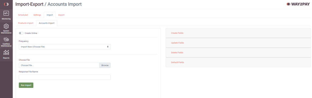 Import Export User Guide – WAY2PAY Support Site