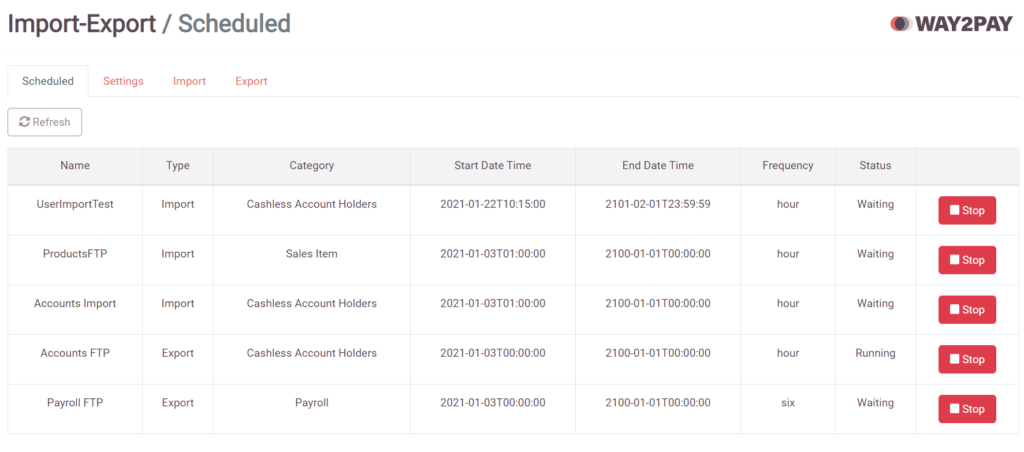 Import Export User Guide – WAY2PAY Support Site