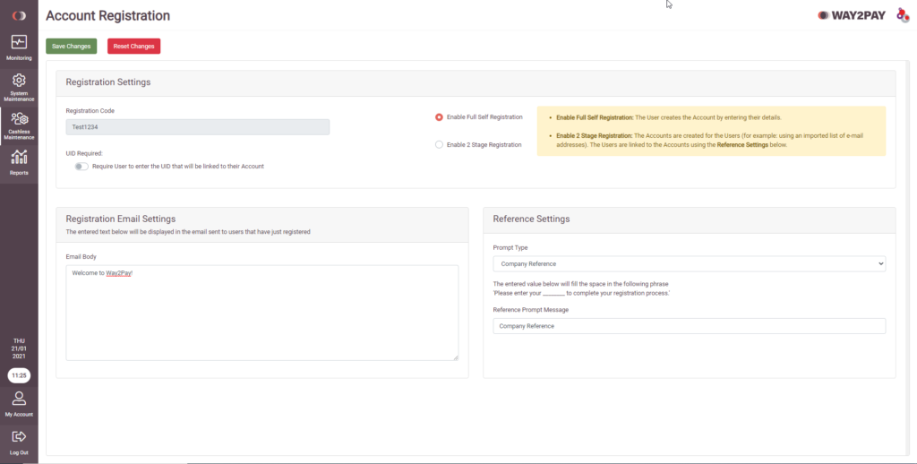 User Registration User Guide – WAY2PAY Support Site