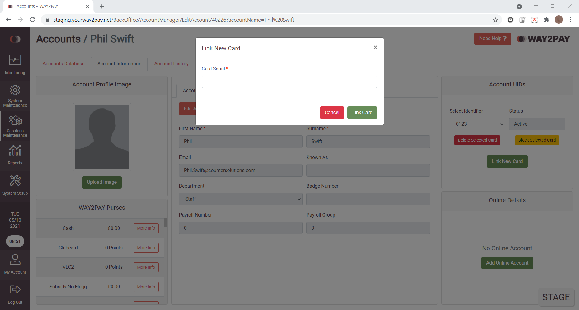 How do I add a new card to a user’s account? – WAY2PAY Support Site