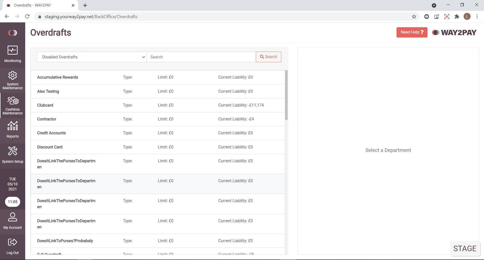 How do I turn on a Cashless overdraft? – WAY2PAY Support Site
