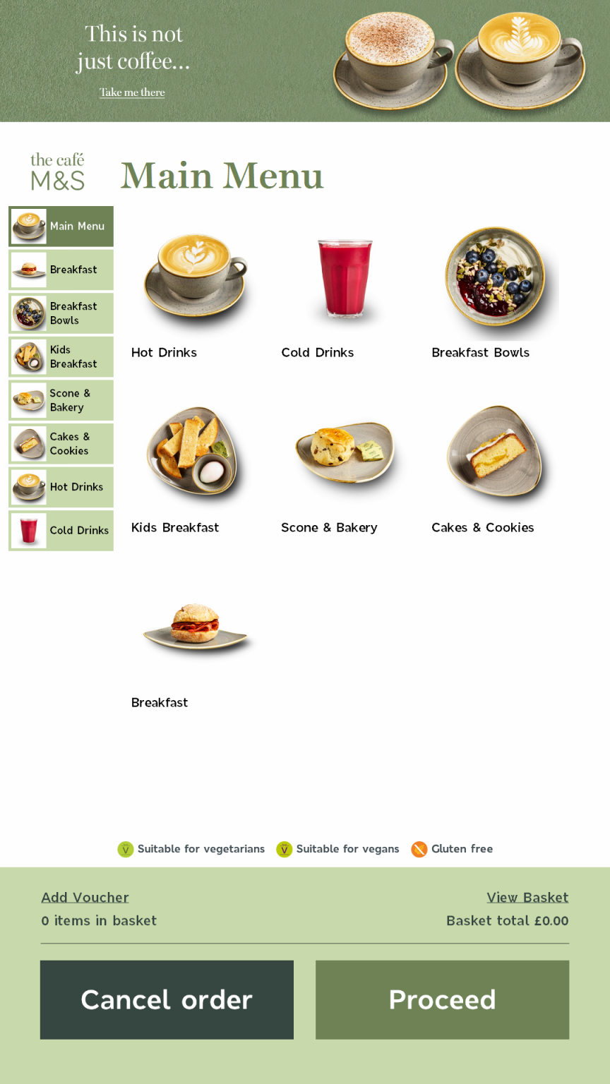 Self Order Kiosk – Side Menu Styles – WAY2PAY Support Site